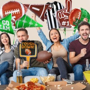 Football Party Decorations Football Shaped Foil Balloons,Touchdown Balloons for Football Birthday Party Football Game Tailgate Party Decorations