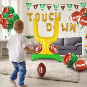 Football Party Supplies Kit - Goal Post Balloon Set for Football Birthday,Tailgate Celebrations & Decorations