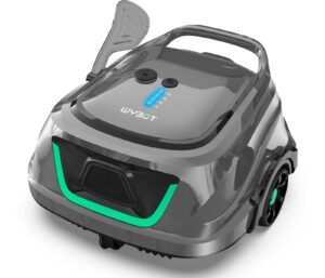 wybot robotic pool cleaner with 2.5h fast charging, cycle cleaning, ideal for flat-bottomed pools