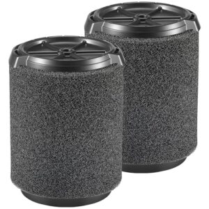 vf7000 filter replacement compatible with ridgid 5-20 gallon wet/dry vacuums cleaners and husky 6-9 gallon vacuum cleaners replacement filter, 2 pack