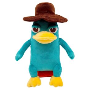 dynubecy perry the platypus plush toy,9.8”perry the platypus pillow for kids' room decor, gift for kids birthday & holiday