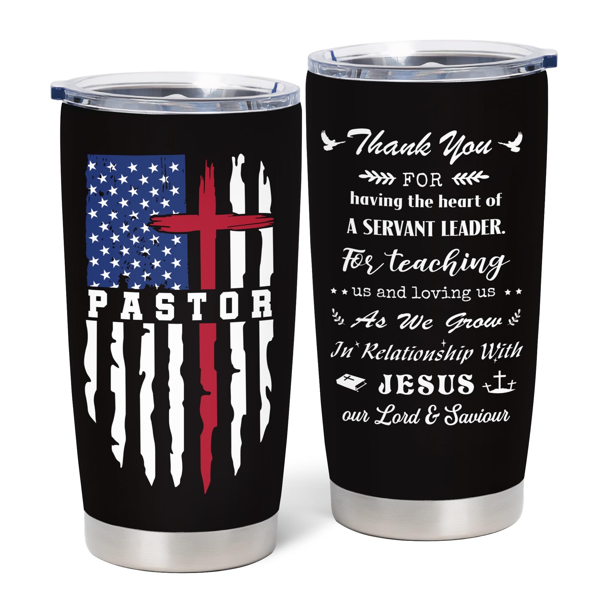 Gtdodcsd Christmas Pastor Appreciation Gifts, Pastor Gifts for Men Tumbler 20oz, Pastor Appreciation Gifts for Men, gifts for pastor appreciation, Christian Gifts For Men 20 OZ