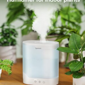 Sponvatt Humidifiers for Bedroom Home,2.5L Top Fill Cool Mist Air Humidifier for Large Room Baby Nursery,Quiet Ultrasonic,With Oil Diffuser and Nightlight,for Plants,Office,Easy to Clean,Auto Shut-Off