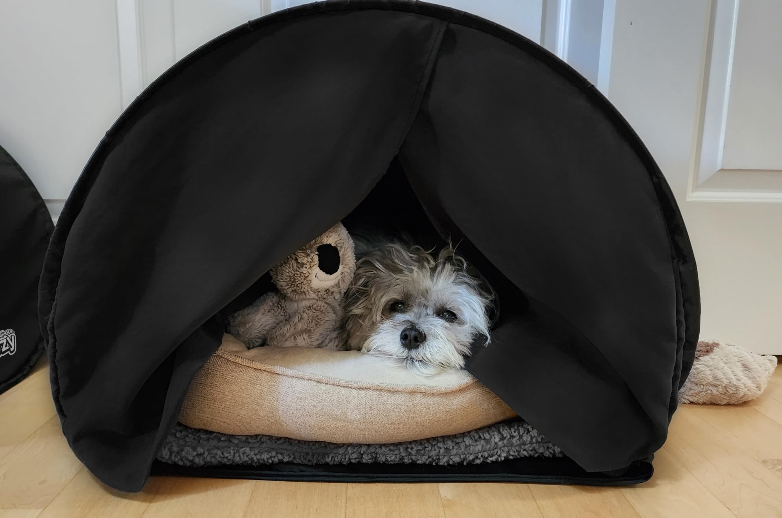 The Original Patented Cozy Pet Bed: Calming Dog Bed & Cat Bed Den for Indoor Cats | Portable Pet Cave Bed & Tent for Small Dogs | Ideal Dog and Cat Tent Bed for Anxiety Relief and Comfort