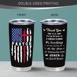 Gtdodcsd Christmas Pastor Appreciation Gifts, Pastor Gifts for Men Tumbler 20oz, Pastor Appreciation Gifts for Men, gifts for pastor appreciation, Christian Gifts For Men 20 OZ