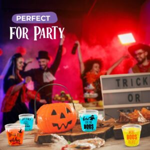 Your Dream Party Shop Halloween Shot Glasses 100 Pcs, Halloween Drinkware, 2 oz Horror Shot Glasses, Halloween Shot Cups, Halloween Drinking Decorations