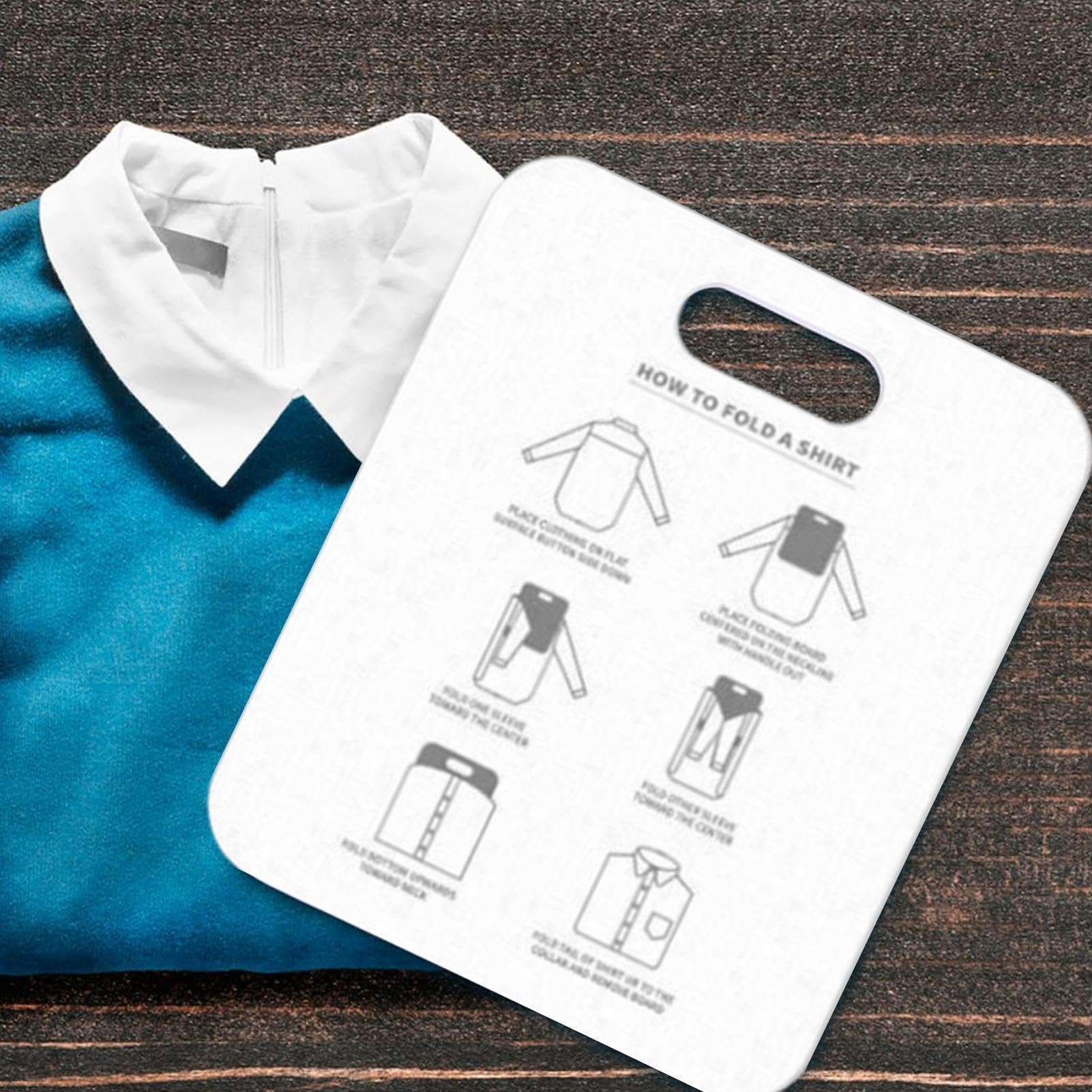 Shirt Folder - Clothing Folding Board | Creative Lazy Folding Board for Home, T-Shirt Clothes Folder, Easy and Fast Folding Helper, for Adults and Children, Convenient Folding Boards