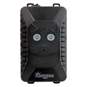 sunnydaze ultrasonic mouse repellent for cars with flashing lights - under hood mouse repellent for indoor or vehicle use