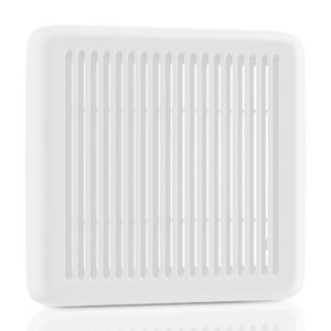 mayitop bathroom vent cover fgr300s with springs - replacement grille for broan nutone roomside bathroom vent fan cover dimensions: 11.25 x 11.75 x 1 inches, housing: 9.25 x 10 inches, white