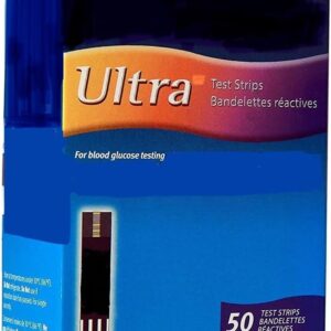 Generic Strips Only for Ultra Glucometer 50 Count