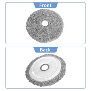 JOYSOG Replacement Parts for Lydsto W2 Vacuum Cleaner Side Brushes/Filters/Mop Pads/Dust Bags Vacuum Cleaner accessories (Only 6* Mop Pads)