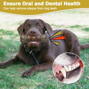 MiOYOOW Dog Chew Toys, Bone Shape Puppy Teeth Cleaning Toys Dog Training Toys for Small Medium Large Dogs Teeth Dental Oral Care