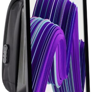 21.5" Digital Backpack Billboard with Anti-Glare LCD Screen, LED Backlit Non-Touch Panel, Wearable Video Screen for Advertising, Rechargeable Battery Power Up to 8 Hours