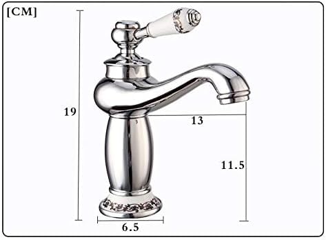 TOPSANTY Kitchen & Bath Fixtures Taps Faucet,Hot and Cold Mixer Faucet Kitchen Faucet Bathroom Single Hole Basin Faucet, B,C