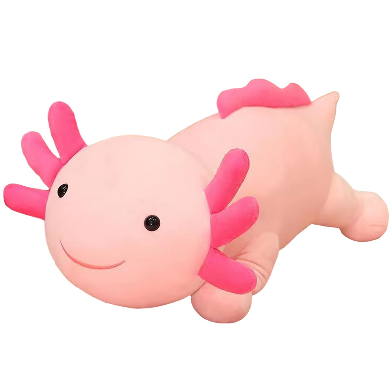 JANCLF Axolotl Stuffed Animal Plush Toy,Cute Soft Salamander Plush Pillow,Kawaii Plushies Doll Toy for Kids (Pink,11 inch)