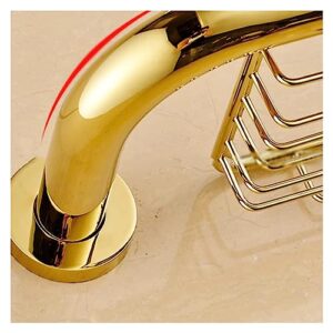 BKBXRSYR Grab Bars Grab Bar Shower Grab Rail Toilet Handrail Shower Safety Handle for Bathtub Toilet Bathroom Kitchen Stairway Handrail Applicable to Living Alone-Rosegold-B(Golden,Animal Horse)