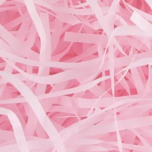 boxskivra 4 oz pink crinkle paper shredded paper for gift baskets filler paper shred for gift wrapping crinkle cut paper shred filler for easter basket grass, christmas, birthday, mother's day