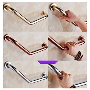 BKBXRSYR Grab Bars Grab Bar Shower Grab Rail Toilet Handrail Shower Safety Handle for Bathtub Toilet Bathroom Kitchen Stairway Handrail Applicable to Living Alone-Rosegold-B(Golden,Animal Horse)