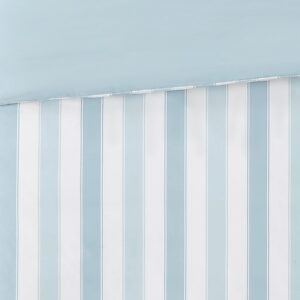 Truly Soft Aiden Stripe Blue King 3 Piece Duvet Cover Set