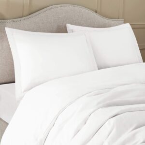 slumberdown 1000 thread count 3-piece super king (116"" x 98"") size, duvet cover zipper closer & corner ties, 100% egyptian cotton, ultra soft and easy care - white solid, dxvm-kjhk-gvfb-kd91