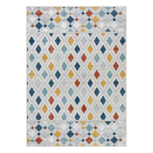 Lahome 5x7 Boho Checkered Area Rug, Geometric Trellis Modern Rug for Nursery, Soft Non Slip Washable Rugs for Hardwood Floors Bedroom Sunroom