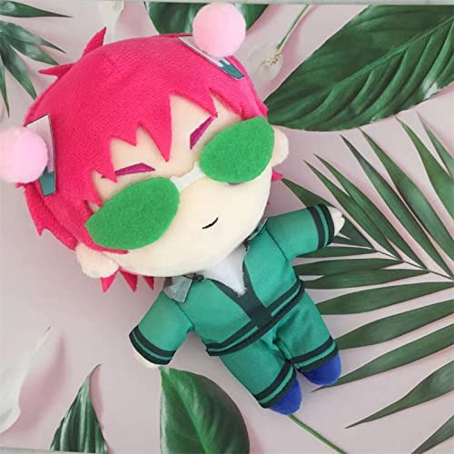 BUBDIEMN The Disastrous Life of Saiki K Plush - Anime Saiki Kusuo Cosplay Merch Plushie Doll 7.8inches Stuff Pillow