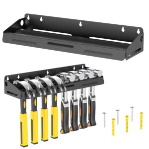 valuxpro hammer holder,hammer storage tool rack organizer wall mount for garage,pegboard,workshop,home,fit most of hammer or small tools