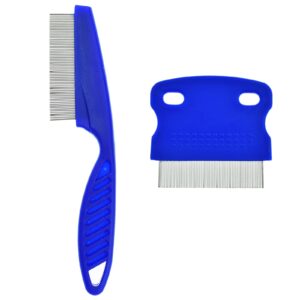 flea comb hair remover grooming combs fine tooth tear stain combs for pets dog cat