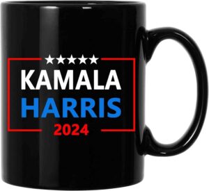 lymhy kamala harris 2024 president vote campaign mug ceramic cup gift coffee cup double-sided design