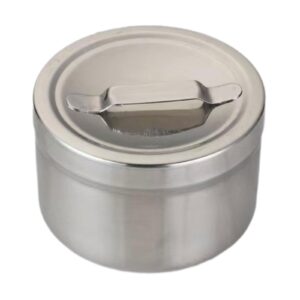 ywmjzeu stainless steel medical jar unguent holder gauze container professional cotton