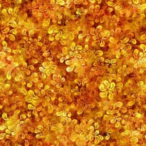 qt fabrics resplendent by morris creative group 30563 o orange leaf blender fabric