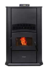 comfortbilt hp42-alpine modern pellet stove 2800 sqft heating 120 hopper epa cert