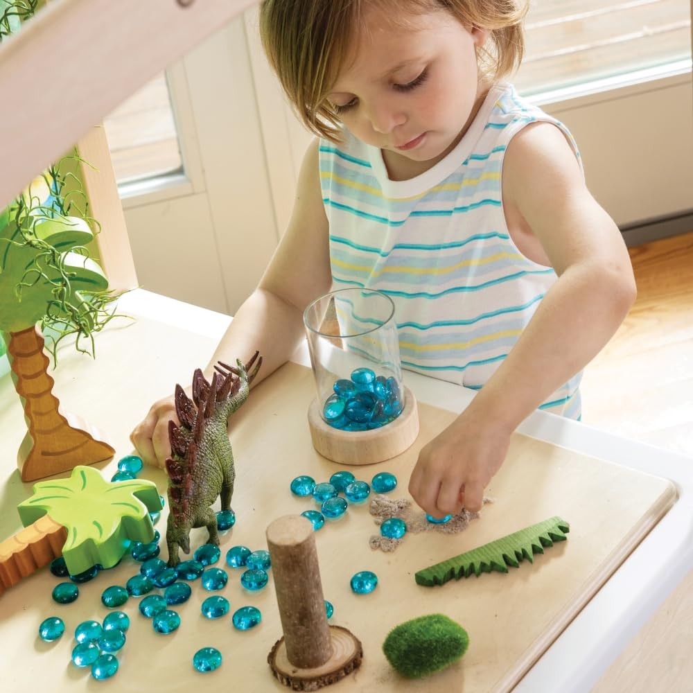 Guidecraft Sensory Table System with Lid for Kids - Sand and Water Table with Large Play Bin, Chalkboard, and Arch | Toddler Activity Table Center for Indoor and Outdoor Use