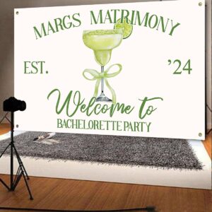 Margs and Matrimony Bachelorette Photo Backdrop, Margarita Bachelorette Party Decorations Photography Background, Margs And Matrimony Decorations, Mexican Fiesta Wedding Bridal Shower Party NM