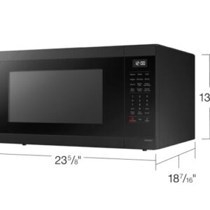 Samsung 1.9 cu. ft Sensor Cooking, MS19DG8500MTAA Countertop Microwave, Matte Black Stainless Steel