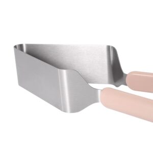 Amaping Cake Knife Slicer Cutter Server Stainless Steel Serving Knife Cake Cutter Tongs Baking Cake Slice Device Metal Pie Knife Cake Lifter Tools Desserts Pastry Bread Pizza Devider Slicer