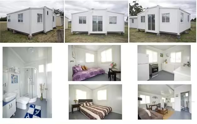 Generic Modern durable quality expandable container house Portable Living Unit with 3 bedroom 40ft mobile home