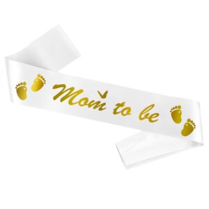 mom to be sash mommy to be sash for baby shower sash for mommy mom to be sash baby shower white sash for baby shower decorations boy baby shower girl baby shower outfits for mommy to be new mom gifts