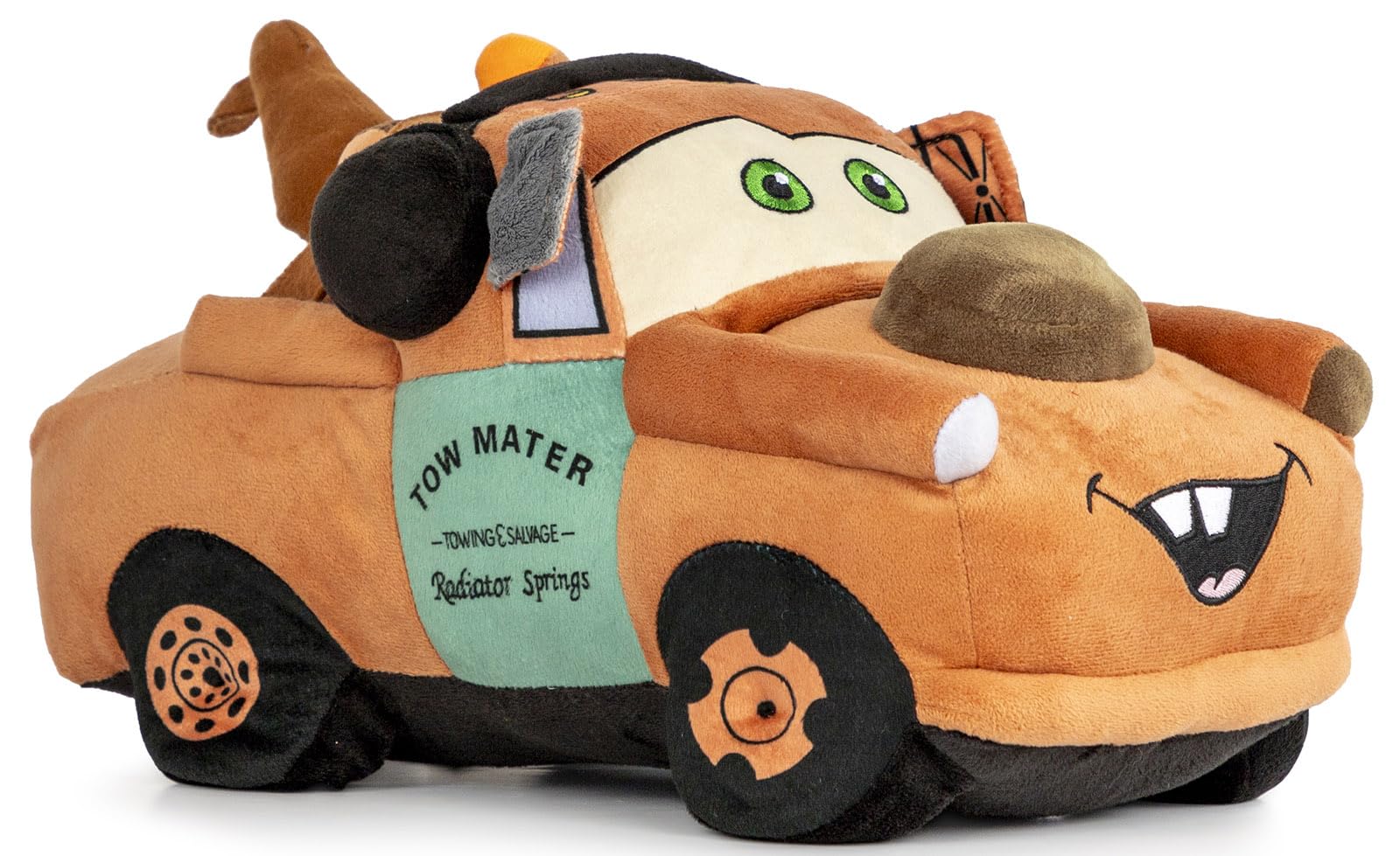 Disney Pixar Cars Tow Mater Plush Pillow Buddy - Super Soft Character Pillow - Polyester Microfiber, 14 Inches