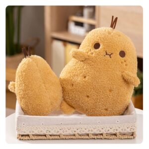 KOJAGARRI Potato Plush, 5.9inch Kawaii Stuffed Potato Pillow Soft Cute Potato Plushie Pillow,Funny Food Plush Pillows Doll for Kids Gifts Home Decor Party, Yellow, YL2717J311262YO1YSJ