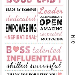 Funny Boss Day Card for Boss Women, Boss Lady Boss's Day Card Gift, Bosses Day Card For Her, Cute Thanks Card For Famale Boss Manager Leader, Appreciation Card for Woman Boss, Gift For Boss Lady