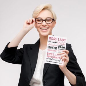 Funny Boss Day Card for Boss Women, Boss Lady Boss's Day Card Gift, Bosses Day Card For Her, Cute Thanks Card For Famale Boss Manager Leader, Appreciation Card for Woman Boss, Gift For Boss Lady