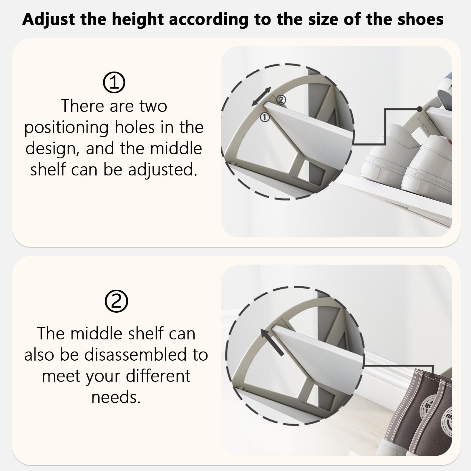 MOOLSUN Multi Functional Narrow flip Shoe Cabinet -3-Layer flip Drawer+2 Storage Drawers, Ultra-Thin Shoe Cabinet Suitable for Various Shoes, Suitable for Apartment entrances and corridors (White)