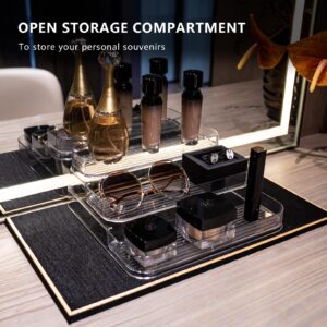 REDANT Perfume Organizer, Cologne Organizer for Men - Multifunctional Vanity Organizer, Skincare Organizer, Perfume Stand, Tiered Tray Stand, Acrylic Organizers, Makeup Organizer Countertop, 1 PCS