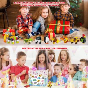 JHXXXL Party Favors - 24Pack Mini Building Blocks Toy for Party Favor for Kids 6-8-12,Goodie Bag , Bulk Toys Classroom Prizes ,Back to School Birthday Students Gifts Stocking Stuffers for Boy Girls