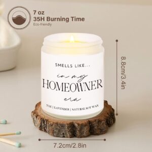 Housewarming Gifts New Home, House Warming Gifts, New Apartment Home Gifts, New House Gifts for Home, Funny Gifts for Housewarming Candle,7oz Soy Wax Lavender Scented Candle