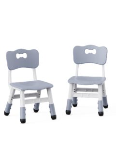 brelley kids chairs height adjustable toddler chairs for table, for indoor & outdoor use classroom/daycare/home, suitable for ages 2-8