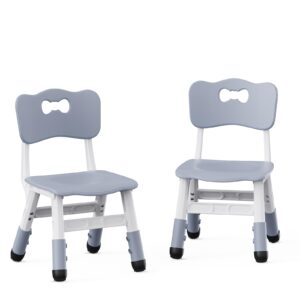 Brelley Kids Chairs Height Adjustable Toddler Chairs for Table, for Indoor & Outdoor Use Classroom/Daycare/Home, Suitable for Ages 2-8