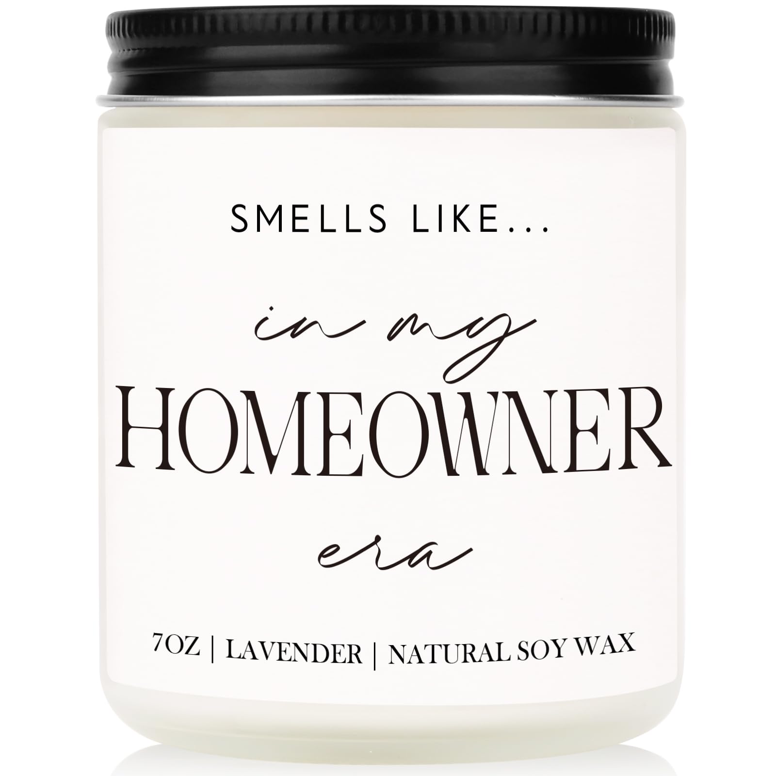 Housewarming Gifts New Home, House Warming Gifts, New Apartment Home Gifts, New House Gifts for Home, Funny Gifts for Housewarming Candle,7oz Soy Wax Lavender Scented Candle