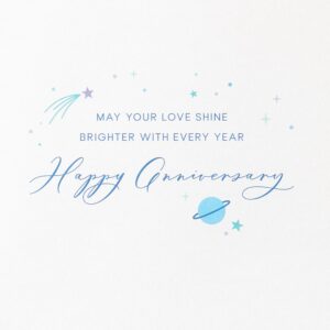 Papyrus Anniversary Card for Couple (Love Shine Brighter)